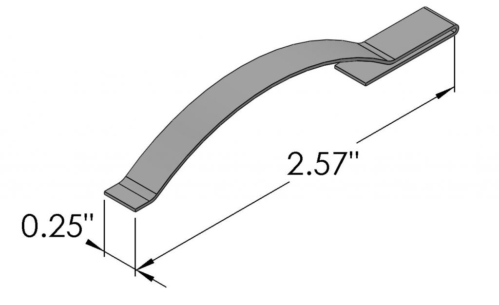 Corner Metal Compression Spring - Stainless Steel - Screenco